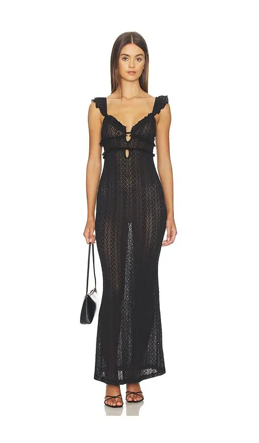 MORE TO COME Macie Maxi Dress - Black