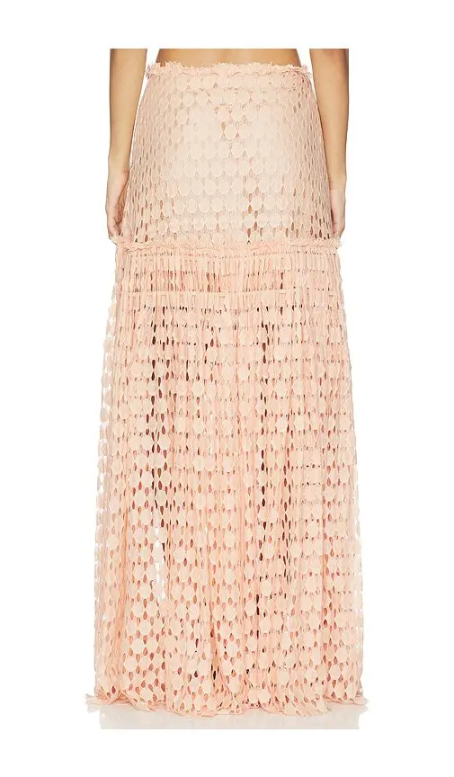 Ulla Johnson Aris Lace Maxi Skirt - Blush