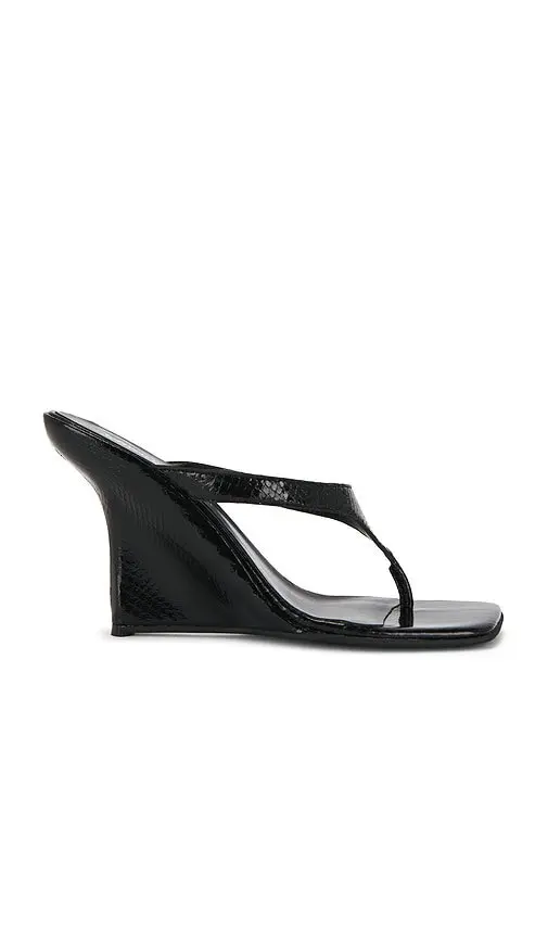 Jeffrey Campbell Romee Wedge Sandal - Black