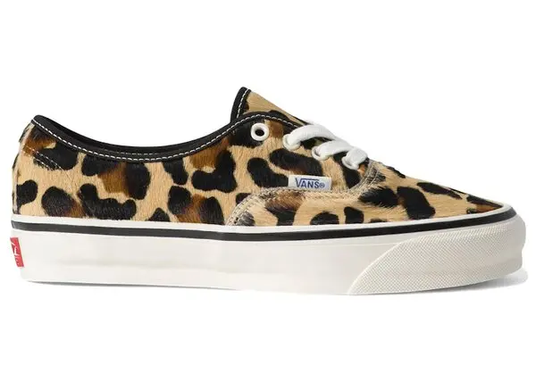VANS Premium Authentic Sneakers - Leopard Orange/black