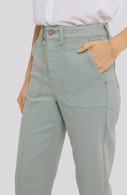 NYDJ Kasey Ankle Stovepipe Utility Jeans - Mistletoe