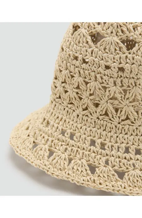 Mango Woven Straw Bucket Hat