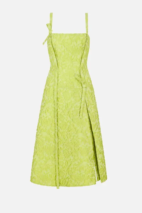 EMILIA WICKSTEAD Emersyn Embossed Cloqué Dress