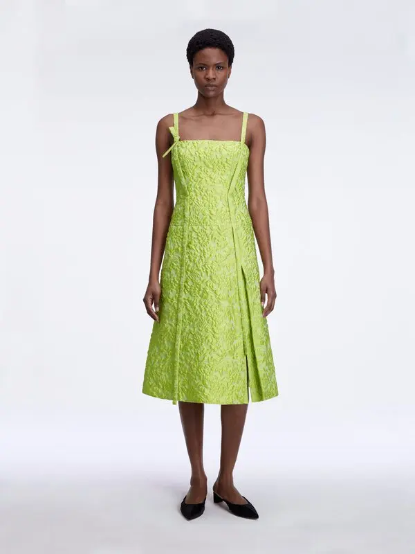 EMILIA WICKSTEAD Emersyn Embossed Cloqué Dress