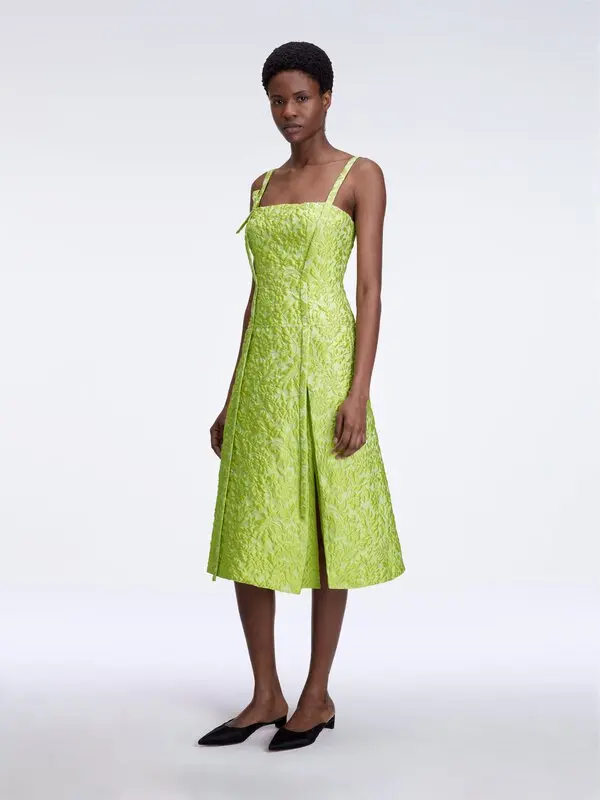 EMILIA WICKSTEAD Emersyn Embossed Cloqué Dress