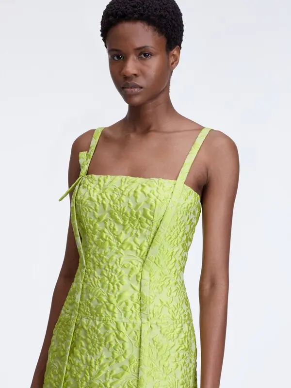 EMILIA WICKSTEAD Emersyn Embossed Cloqué Dress