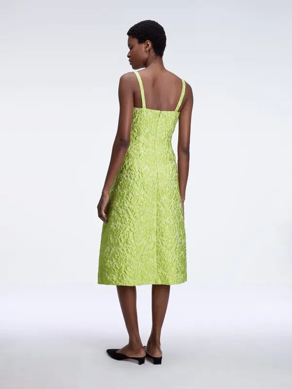 EMILIA WICKSTEAD Emersyn Embossed Cloqué Dress