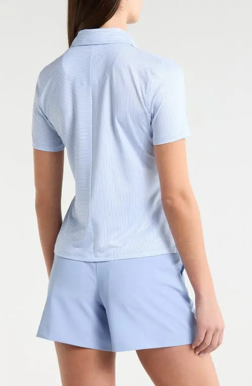 G/fore Mix Stripe Short Sleeve Golf Polo