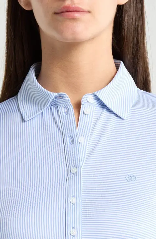 G/fore Mix Stripe Short Sleeve Golf Polo