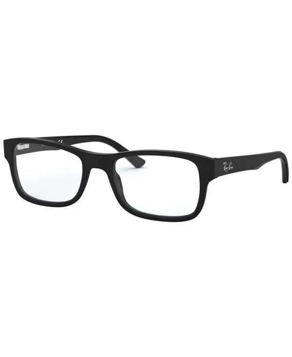 Ray-ban Rectangle Eyeglasses - Matte Blac