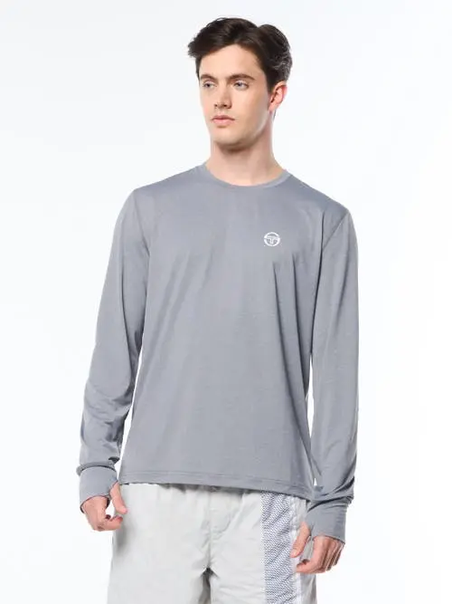 SERGIO TACCHINI Attivo Damarindo Long Sleeve Tee - Quiet Gray