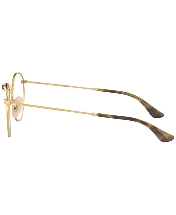 Ray-ban Round Metal Optics Eyeglasses - Tortoise