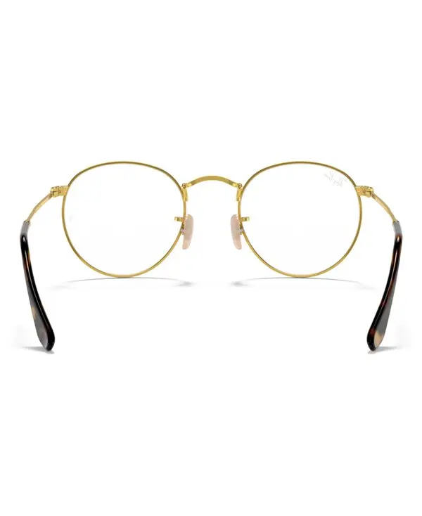 Ray-ban Round Metal Optics Eyeglasses - Tortoise
