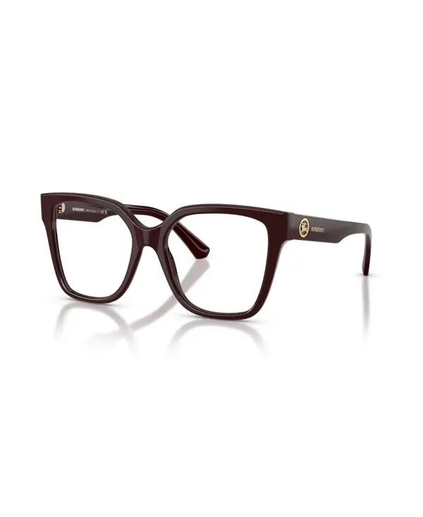 Burberry Square Full Rim Eyeglasses - Bordeaux