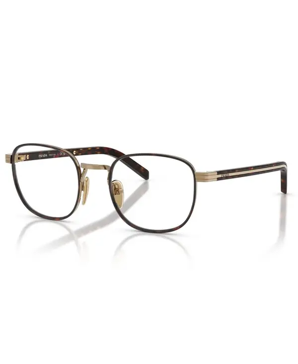 Prada Phantos Eyeglasses - Gold,havana