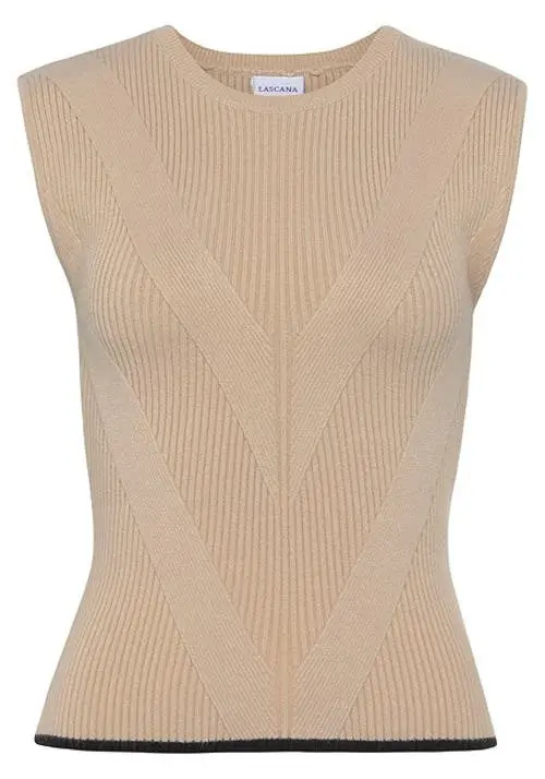 LASCANA Knit Pattern Sweater Vest