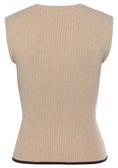 LASCANA Knit Pattern Sweater Vest