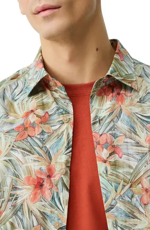 Rodd & Gunn Riverina Floral Short Sleeve Button-up Shirt - Botanical
