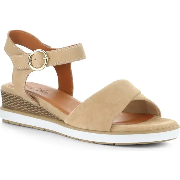 BOS. & CO. Avon Platform Wedge Sandal - Almondine