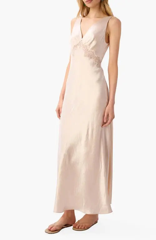 Cami Nyc Rehka Lace & Satin Maxi Dress