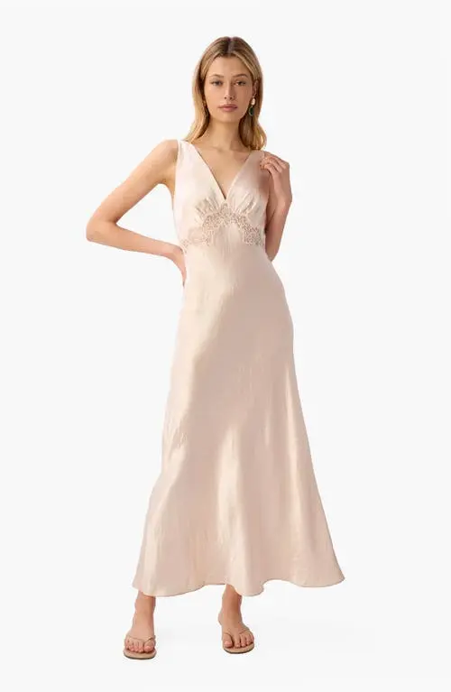 Cami Nyc Rehka Lace & Satin Maxi Dress
