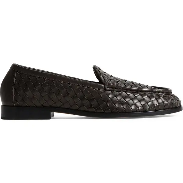 Bottega Veneta Sveglia Intrecciato Loafer - Espresso