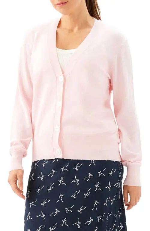 Karen Kane V-neck Button-front Cardigan - Rose