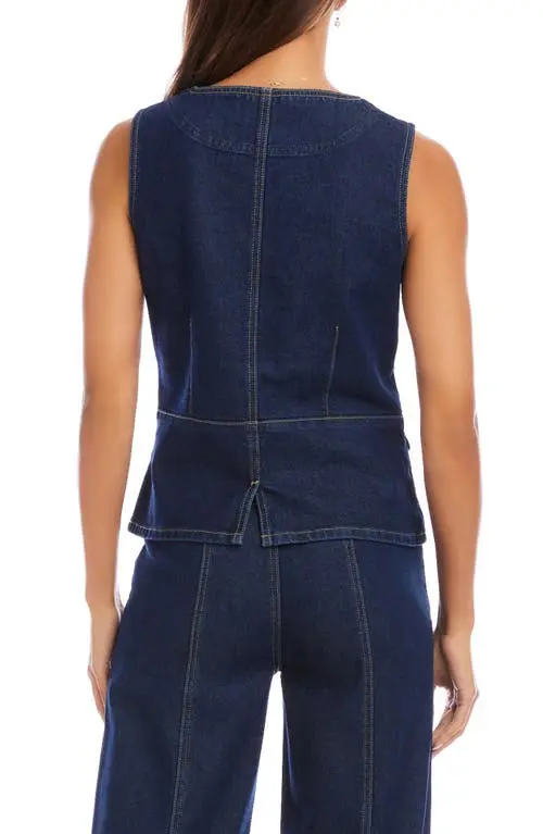 Karen Kane Denim Vest