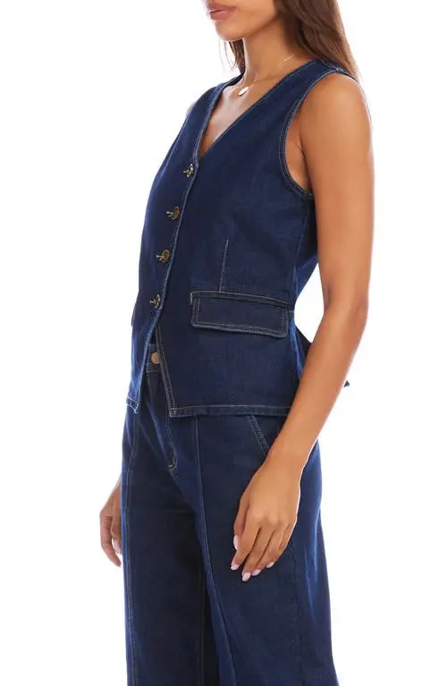 Karen Kane Denim Vest