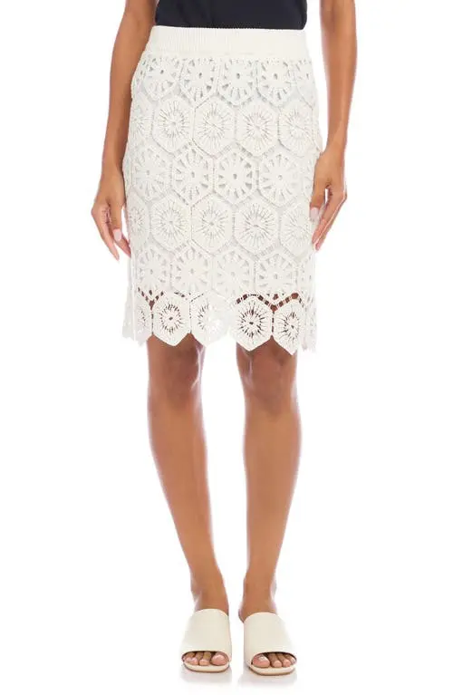 Karen Kane Open Stitch Skirt