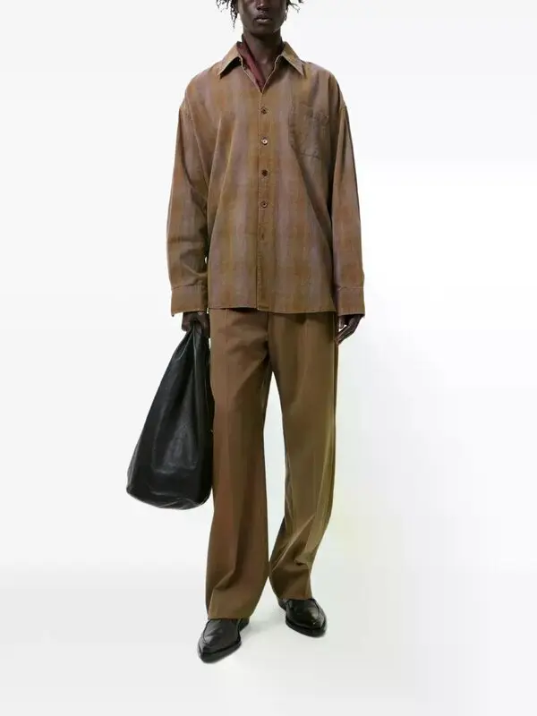 Our Legacy Checked Chest-pocket Shirt