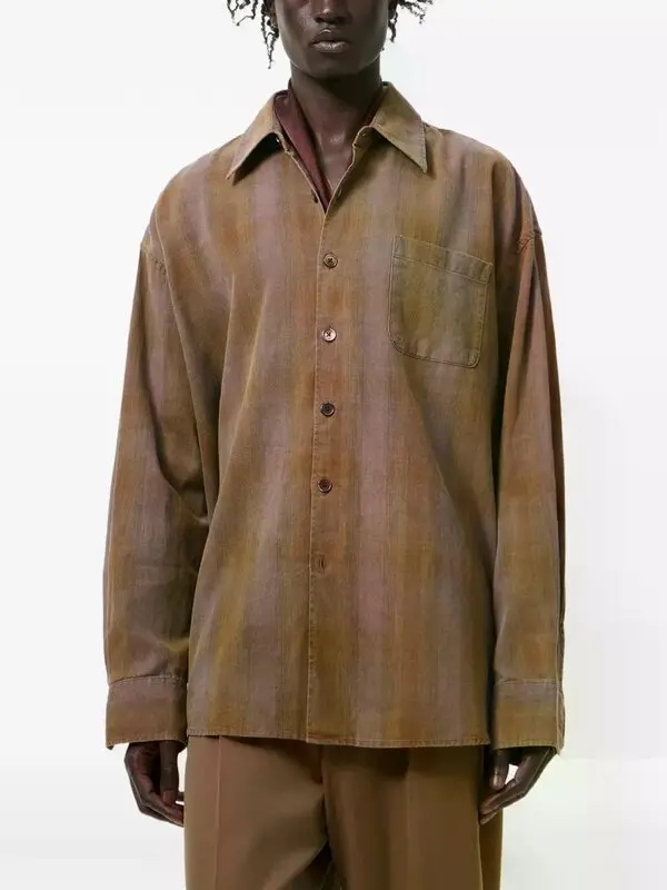 Our Legacy Checked Chest-pocket Shirt