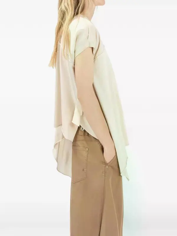 High Layered Panel T-shirt