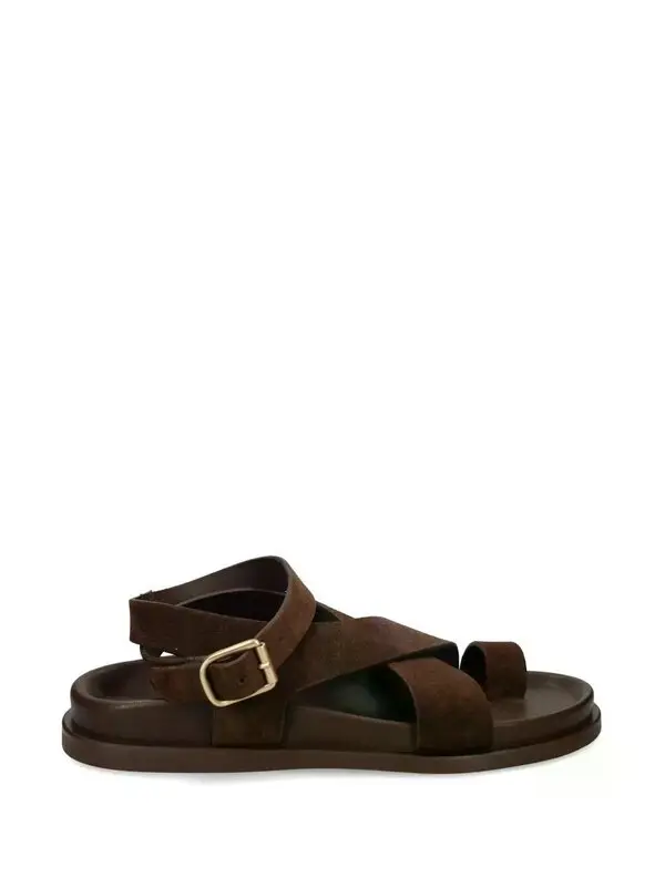 BIBI LOU Suede Crossover Sandals