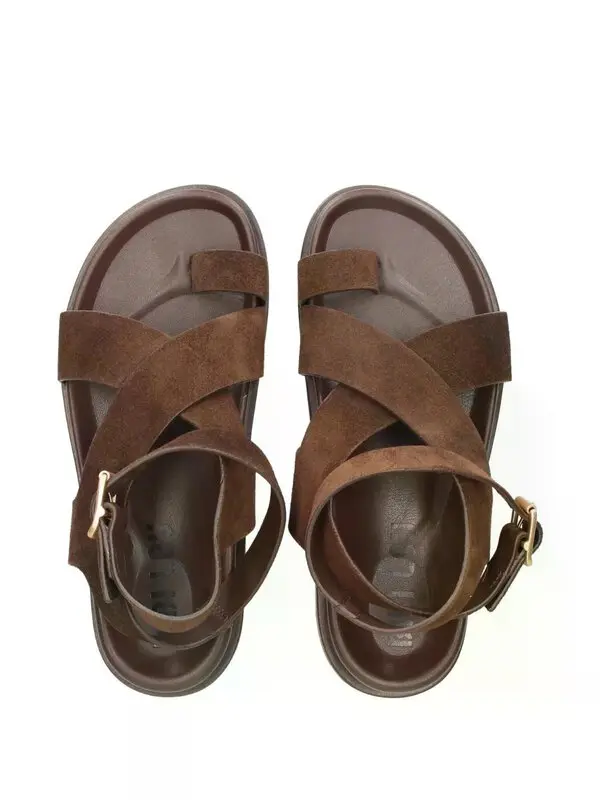 BIBI LOU Suede Crossover Sandals