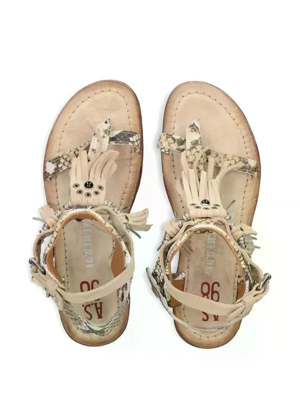 A.S.98 Snakeskin Sandals