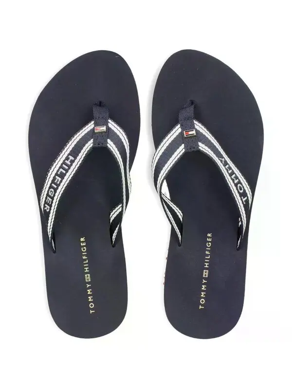 Tommy Hilfiger Striped Platform Flip-flops