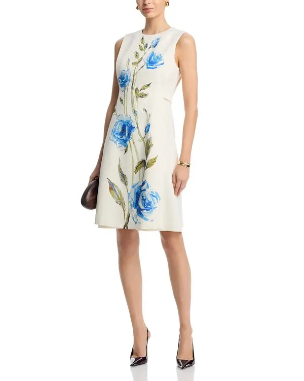 Rickie Freeman For Teri Jon Crepe Apron Dress