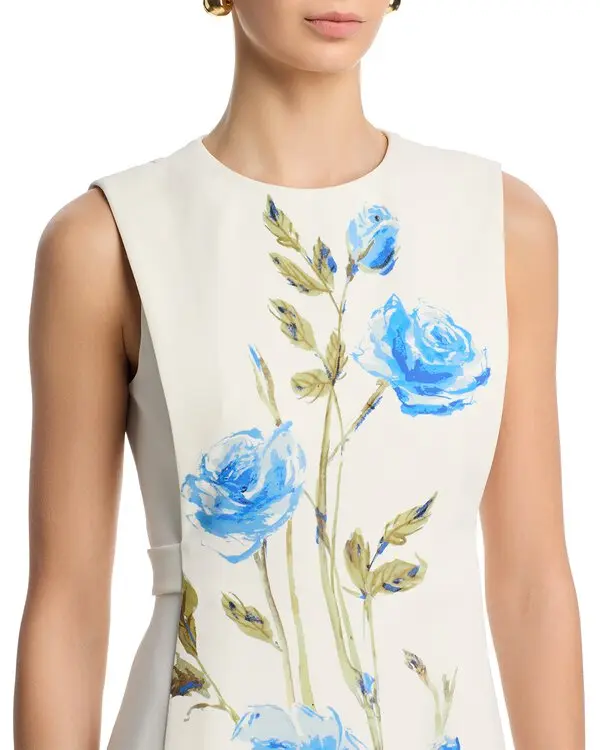 Rickie Freeman For Teri Jon Crepe Apron Dress