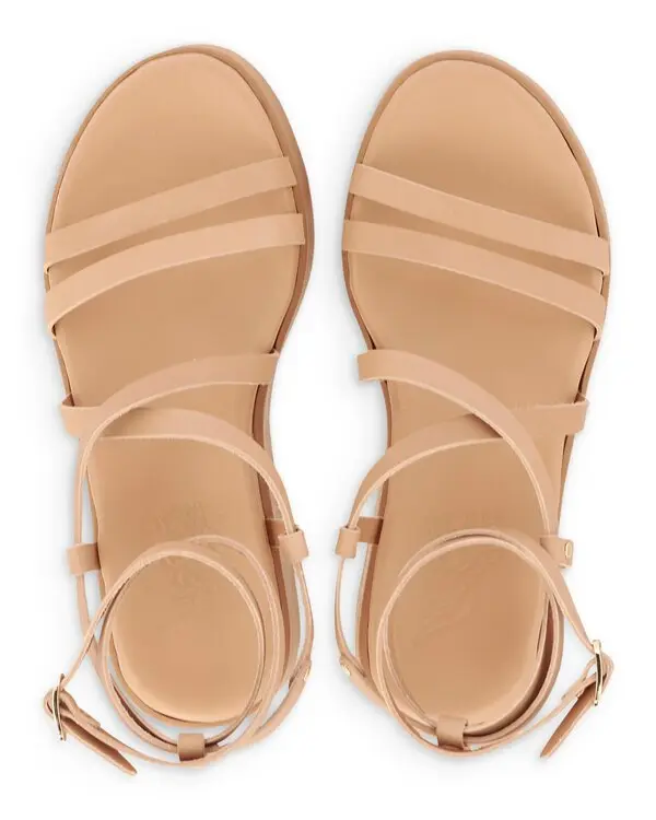 ANCIENT GREEK SANDALS Aristea Leather Sandals - Natural