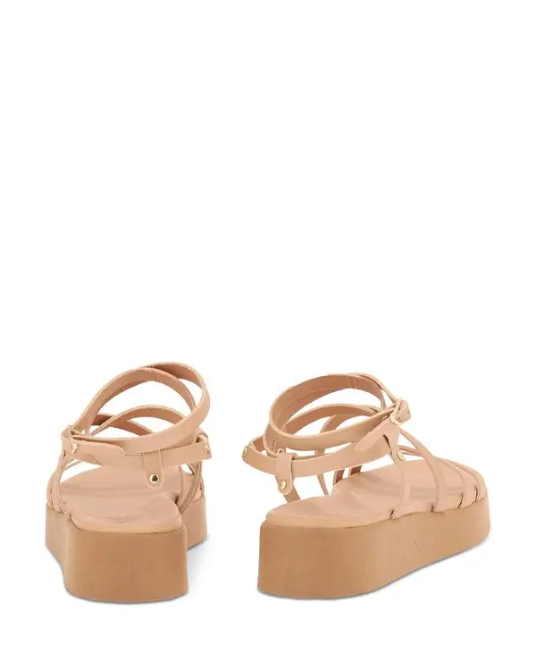 ANCIENT GREEK SANDALS Aristea Leather Sandals - Natural