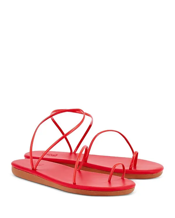 ANCIENT GREEK SANDALS Kansiz Sandals - Red