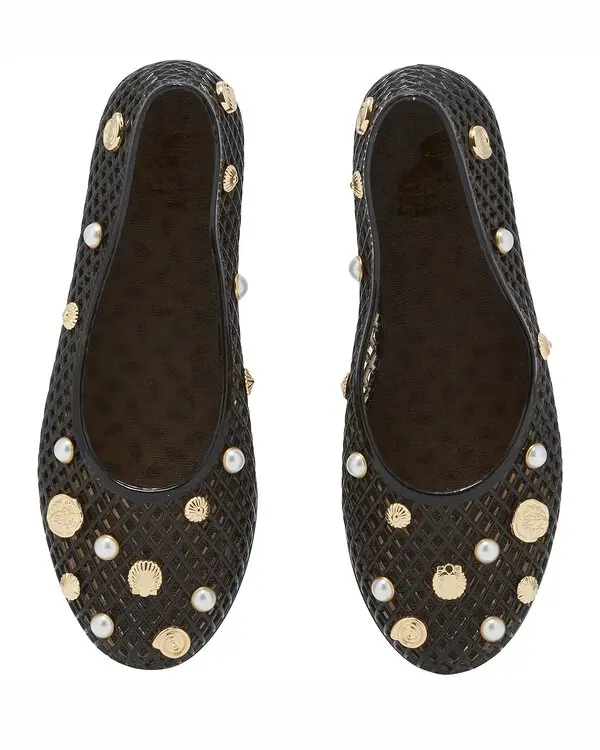 ANCIENT GREEK SANDALS Iro Shells Jelly Flats
