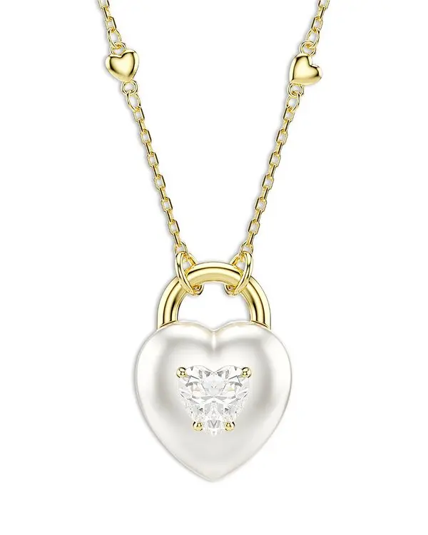 SWAROVSKI Idyllia Heart Pendant Necklace - White