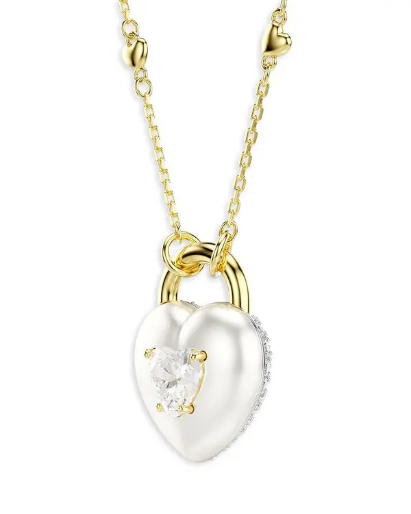 SWAROVSKI Idyllia Heart Pendant Necklace - White
