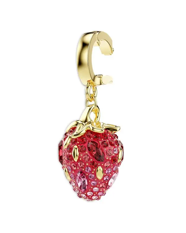 SWAROVSKI Idyllia Crystal Strawberry Charm - Red