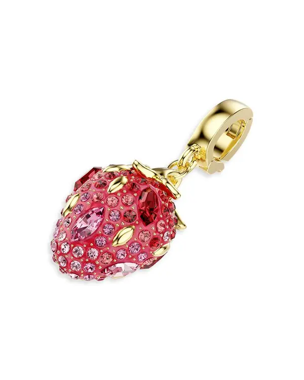 SWAROVSKI Idyllia Crystal Strawberry Charm - Red