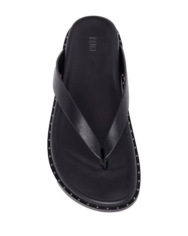 Paige Zadie Flat Sandals - Black