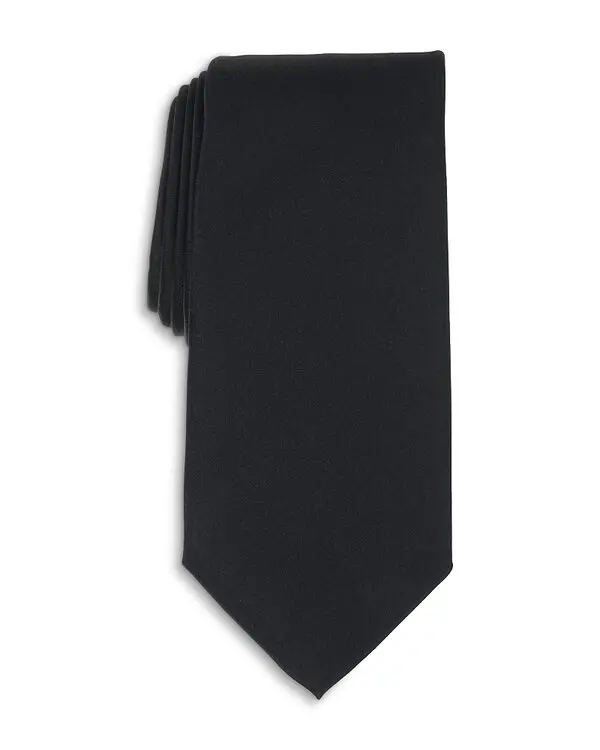 Thomas Pink Classic Textured Satin Tie - Black