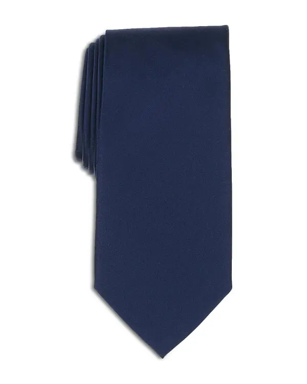 Thomas Pink Classic Textured Satin Tie - Navy